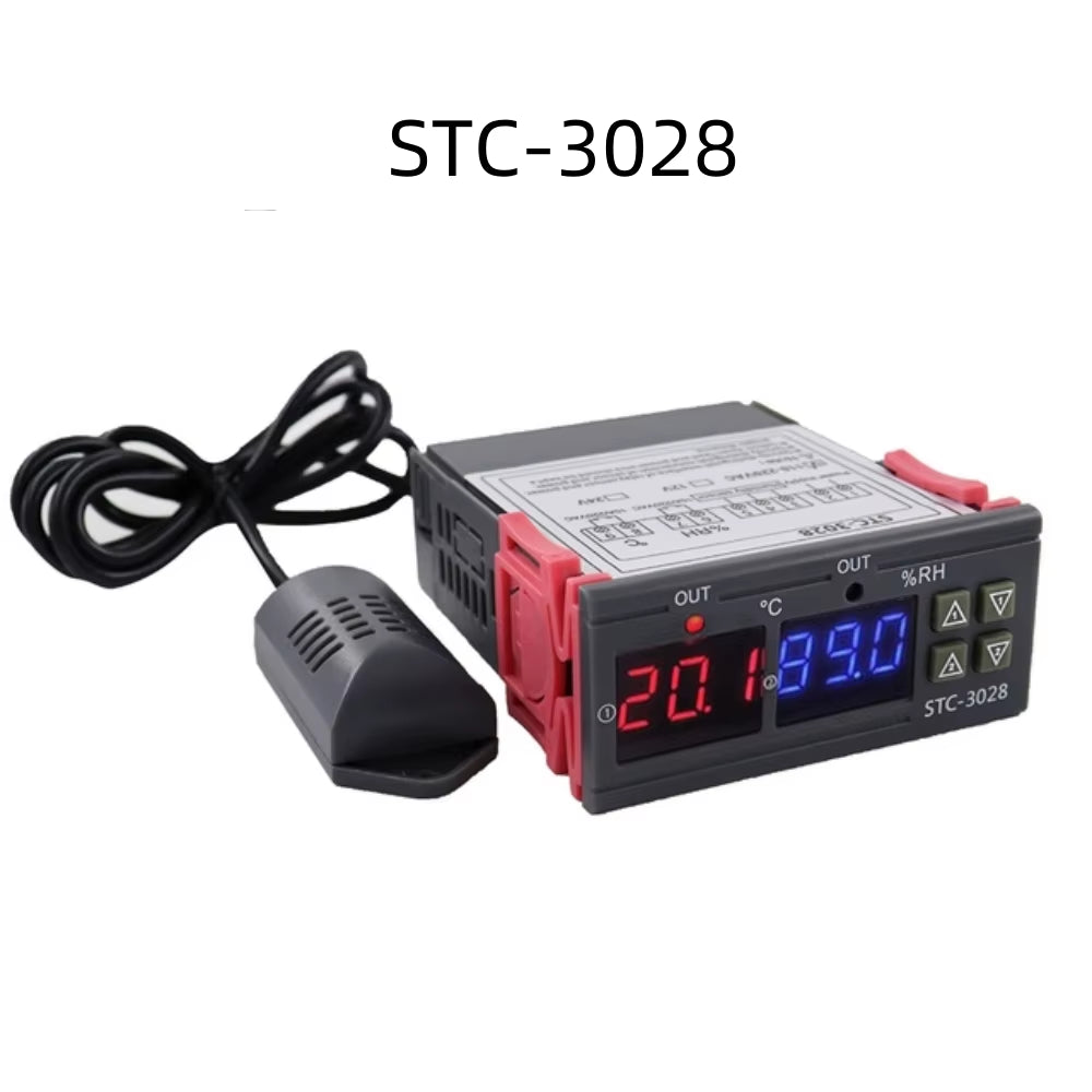 STC-3028 Dual Digital Thermostat Temperature Humidity Control Thermome – CultivationCult